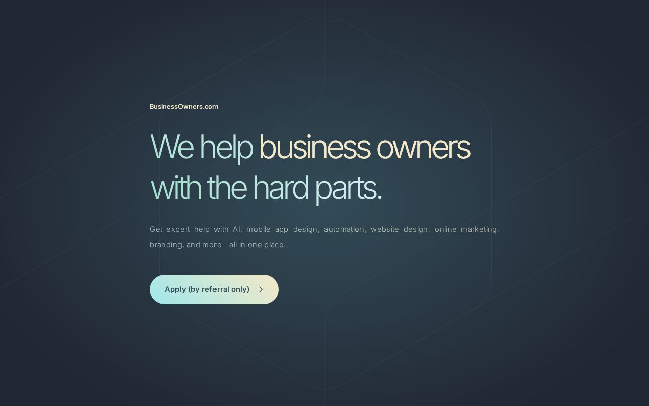 BusinessOwners.com - We help business owners win.